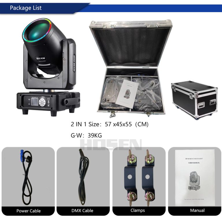 New Design Plus 230W Sharpy Beam Moving Light Disco With Led Strips ...