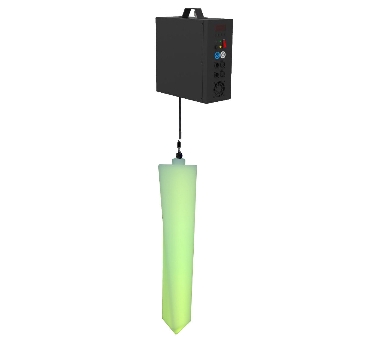 Kinetic led diamond Column Tube hoist winch HS-LMB60LBC - Hosen Lighting