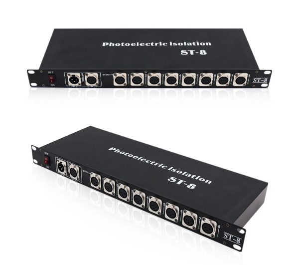 8 way splitters 4096 dmx channels network amplifier HS-Camplifier8 ...