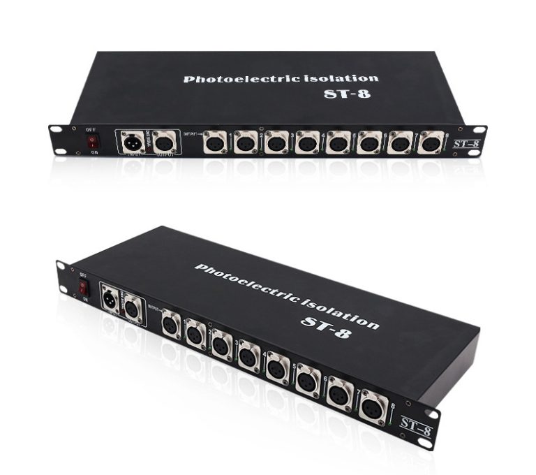 8 way splitters 4096 dmx channels network amplifier HS-Camplifier8 ...