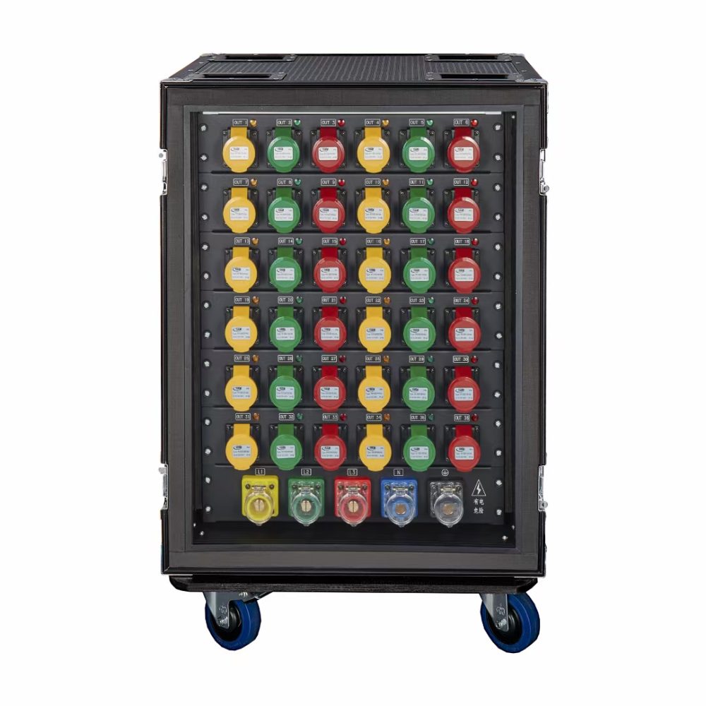 Electrical Stage 3 Phase 96CH Main Input Camlock With 16amp Connectors ...