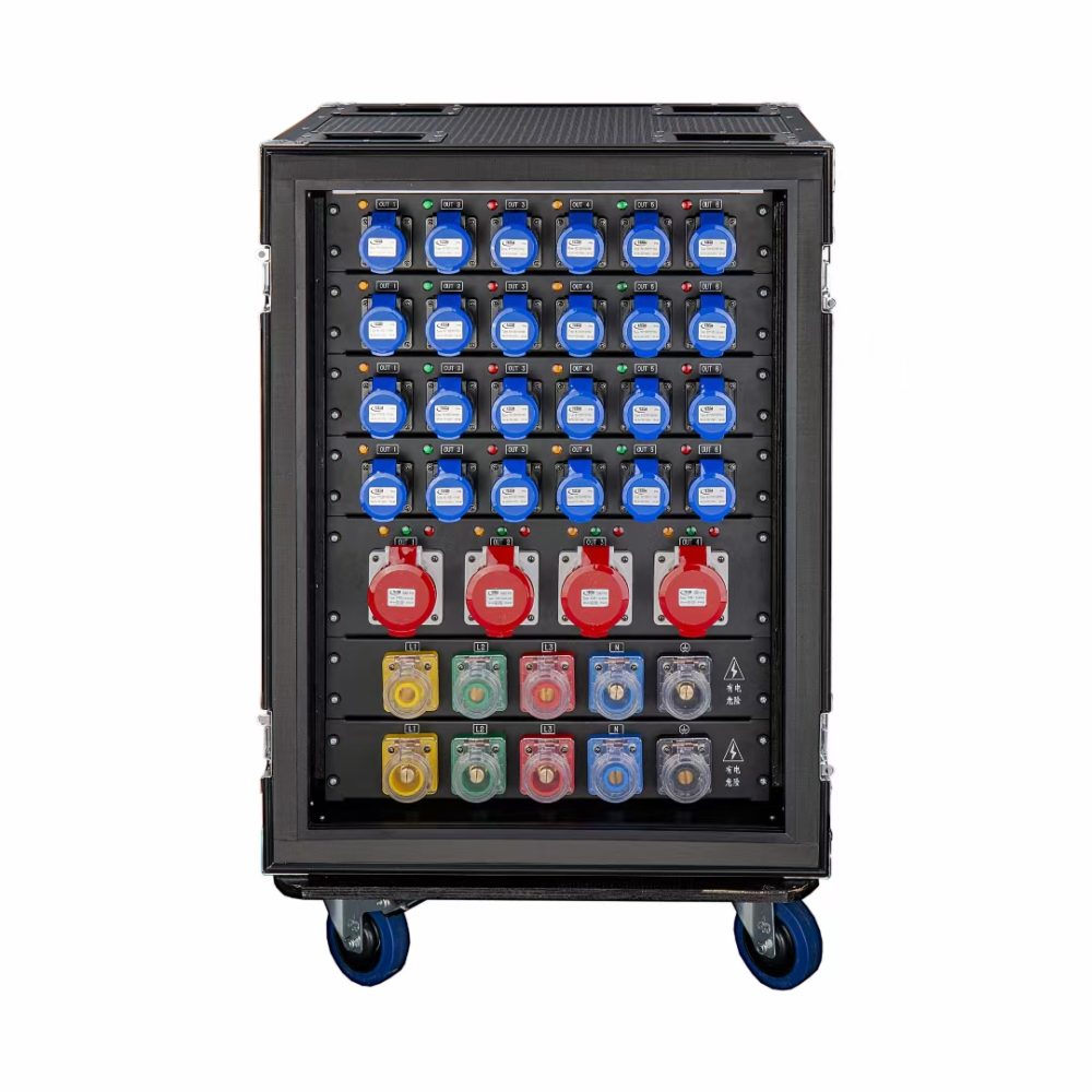 Electrical Stage 3 Phase 96CH Main Input Camlock With 16amp Connectors ...